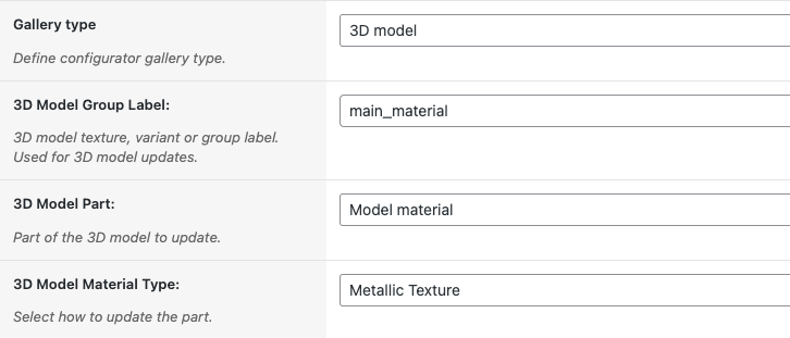 Use 3D models to create a 3D product configurator in Staggs - Staggs Product Configurator